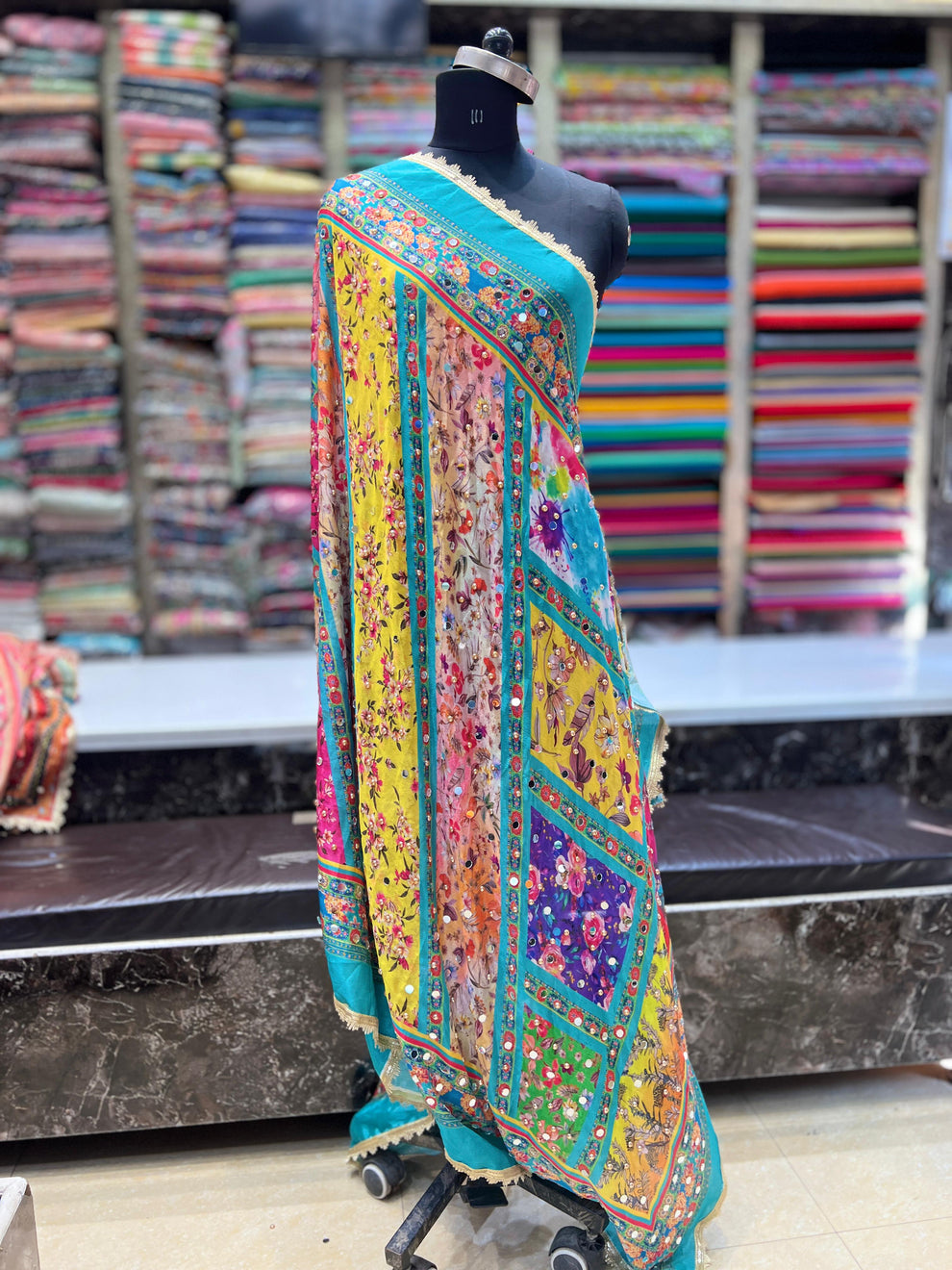 Karachi Mirror Dupatta – The Syma Closet